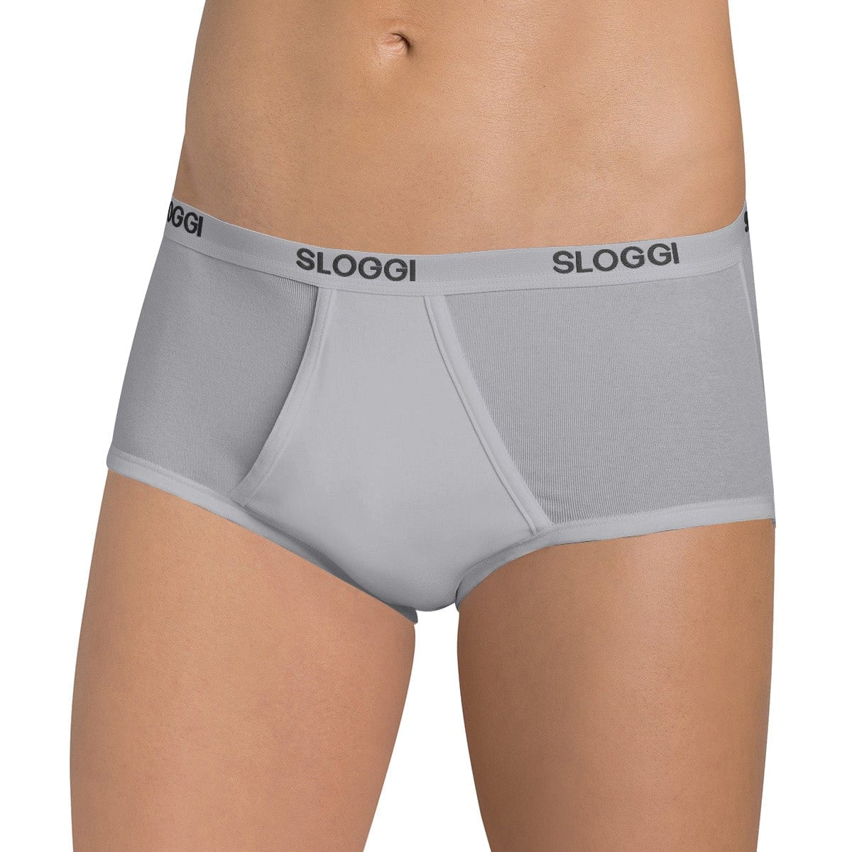 Sloggi Mens Basic Maxi Briefs - 2 Pack - Grey – Potters of Buxton