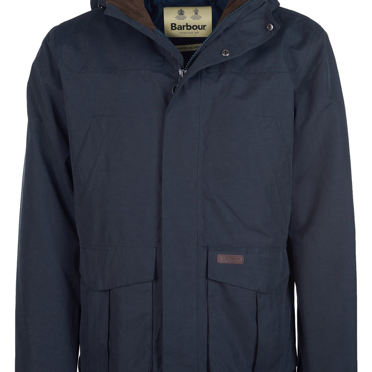 Barbour Brockstone Jacket - Navy – Potters of Buxton