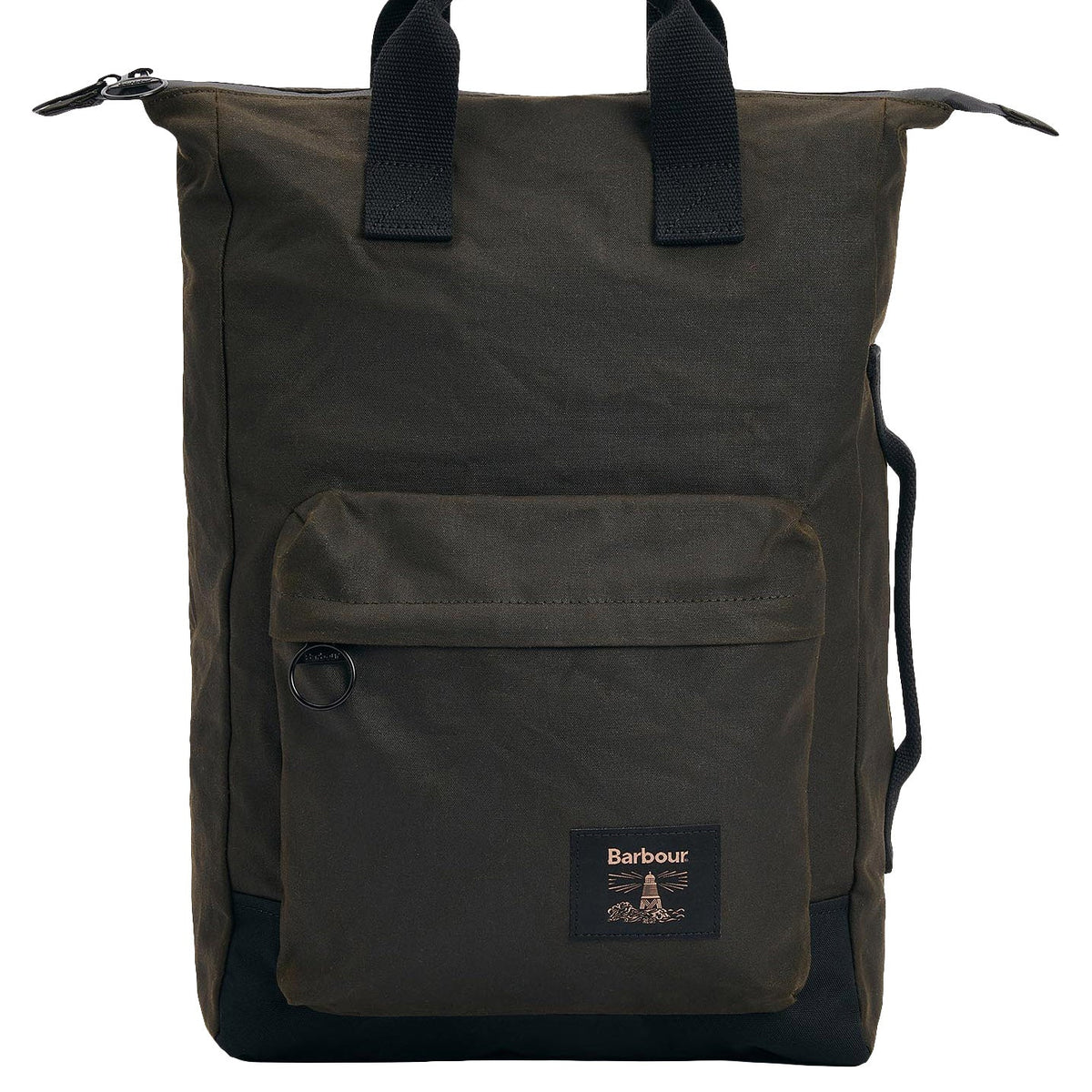 Barbour Field Waxed Backpack - Olive/Black – Potters of Buxton