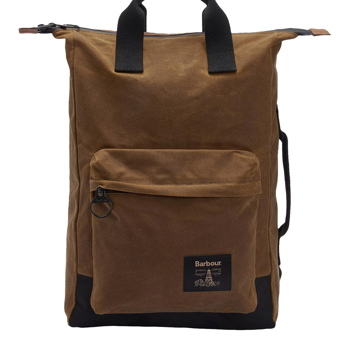 Barbour Field Waxed Backpack - Tan/Black – Potters of Buxton