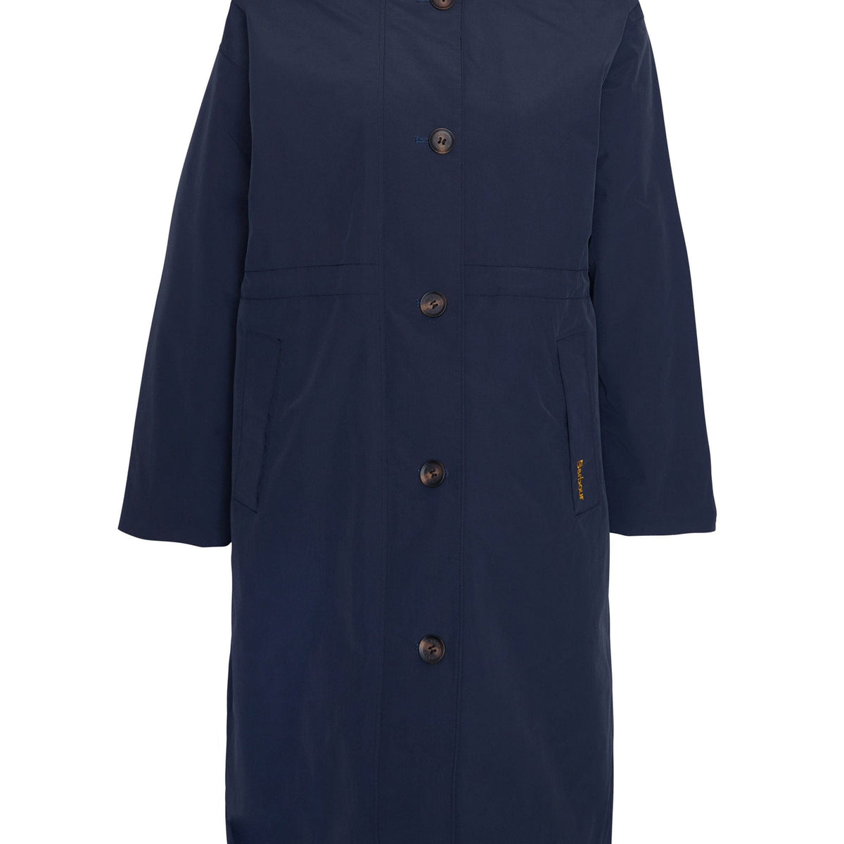 Barbour Iris Waterproof Jacket - Dark Navy/Light Sand/Military Brown ...