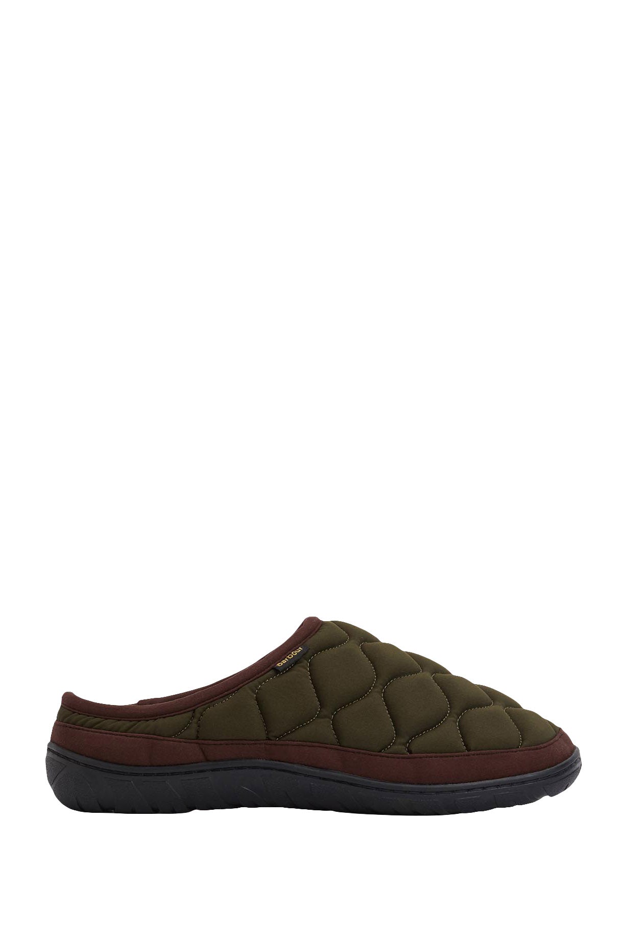 Barbour Outdale Slippers - Olive/Brown – Potters of Buxton