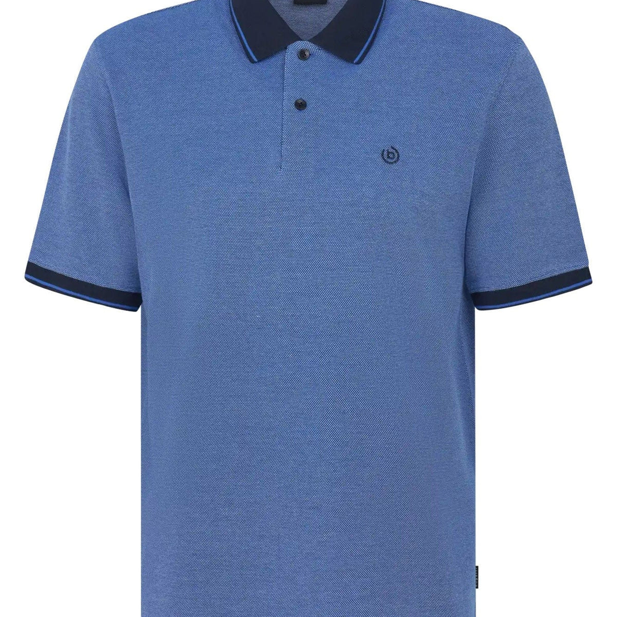 Bugatti Polo Shirt with Tipping Detail - Blue Grey – Potters of Buxton