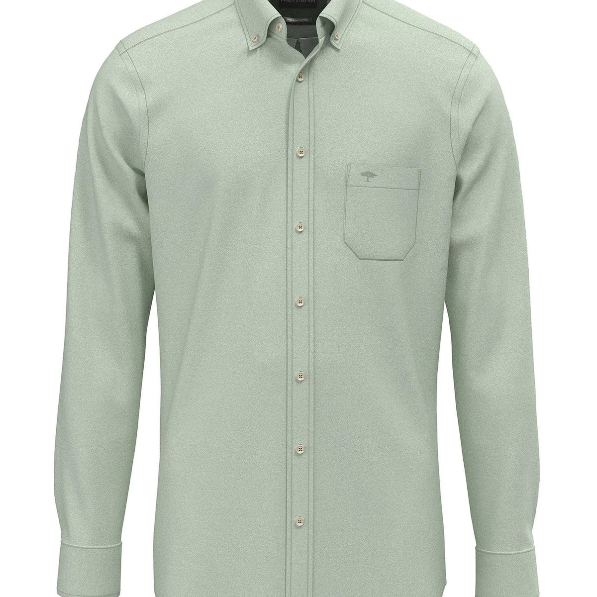 Fynch Hatton Button-Down Flannel Shirt - Dark Ivy – Potters of Buxton