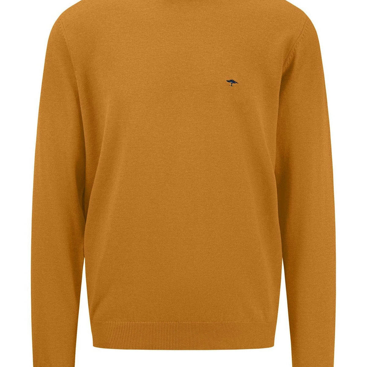 Fynch Hatton Superfine Cotton Crew Neck Jumper - New Dijon – Potters of ...
