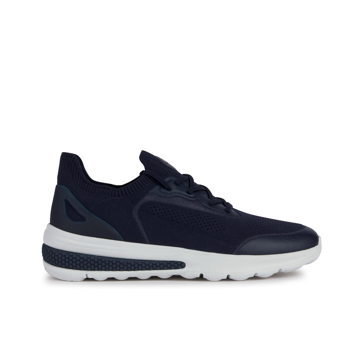 Geox Mens Spherica Actif Knit Trainers - Navy – Potters of Buxton