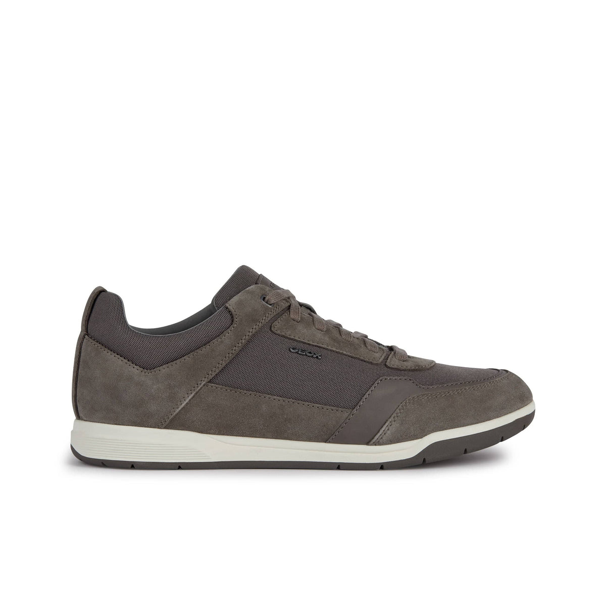 Geox Mens Spherica Ec3 Suede Trainers - Taupe – Potters of Buxton