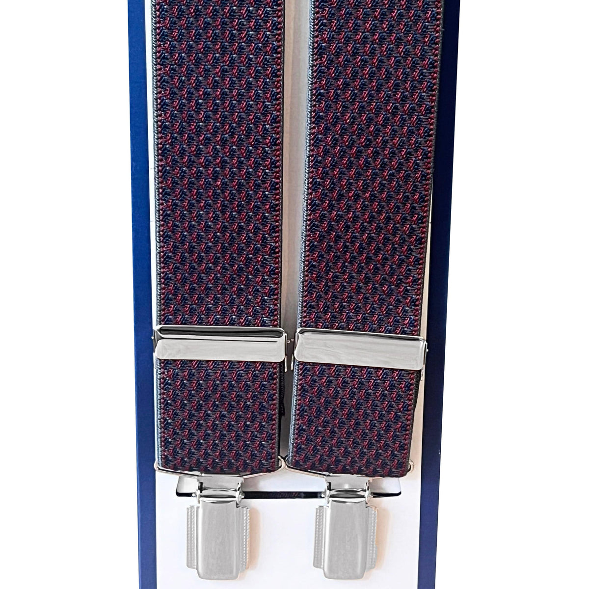 Hunt & Holditch Geo 35mm Clip Braces - Maroon – Potters of Buxton