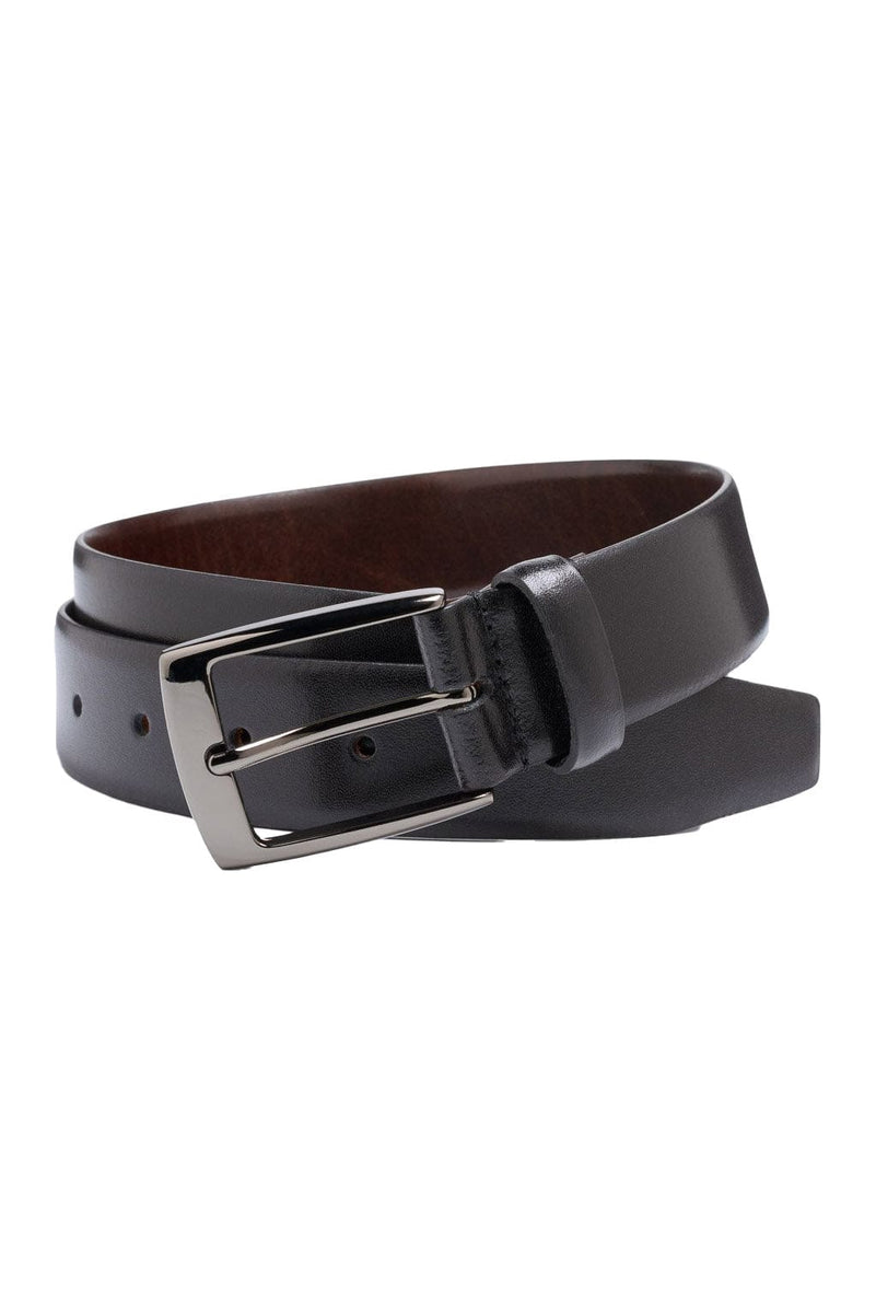 Ibex 35mm Feather Edge Leather Belt - Black – Potters of Buxton