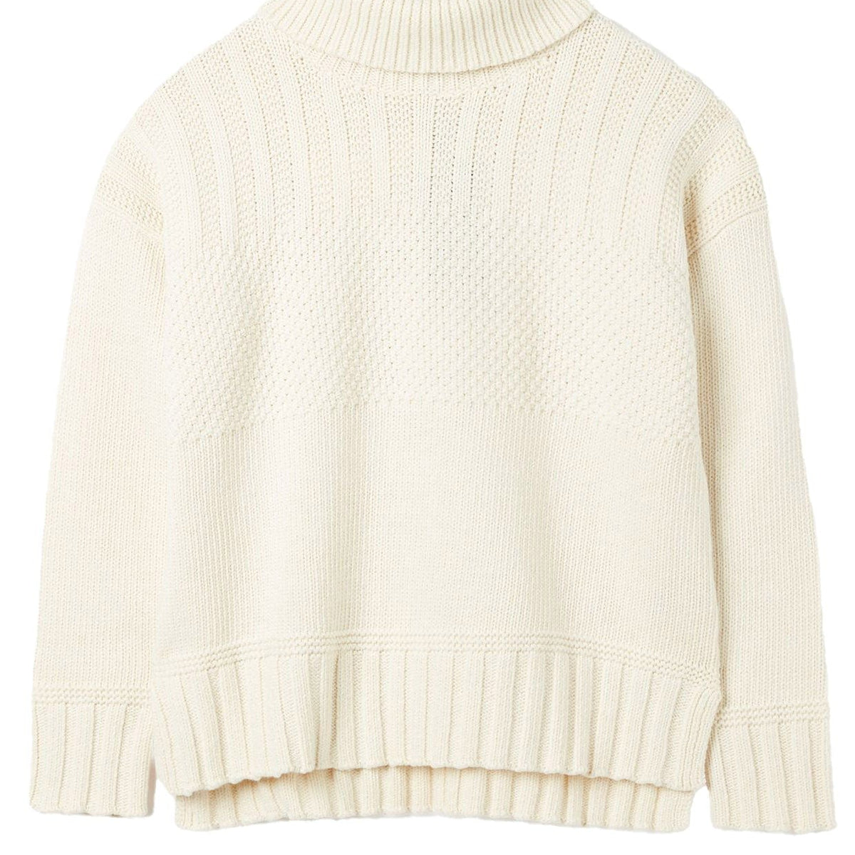 Joules Joyce Roll Neck Jumper - Buttermilk – Potters of Buxton