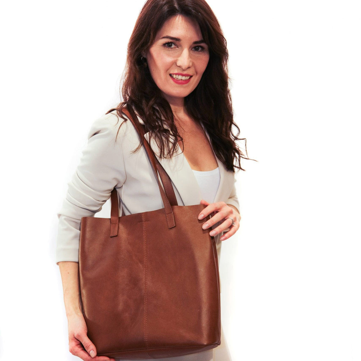 Lappella Susie Leather Shopper Bag - Tan – Potters of Buxton