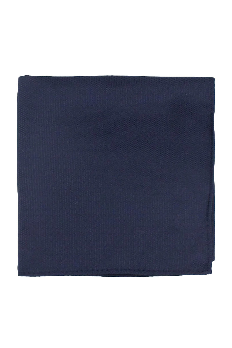 Lloyd Attree & Smith Fine Texture Pocket Square - Navy – Potters of Buxton