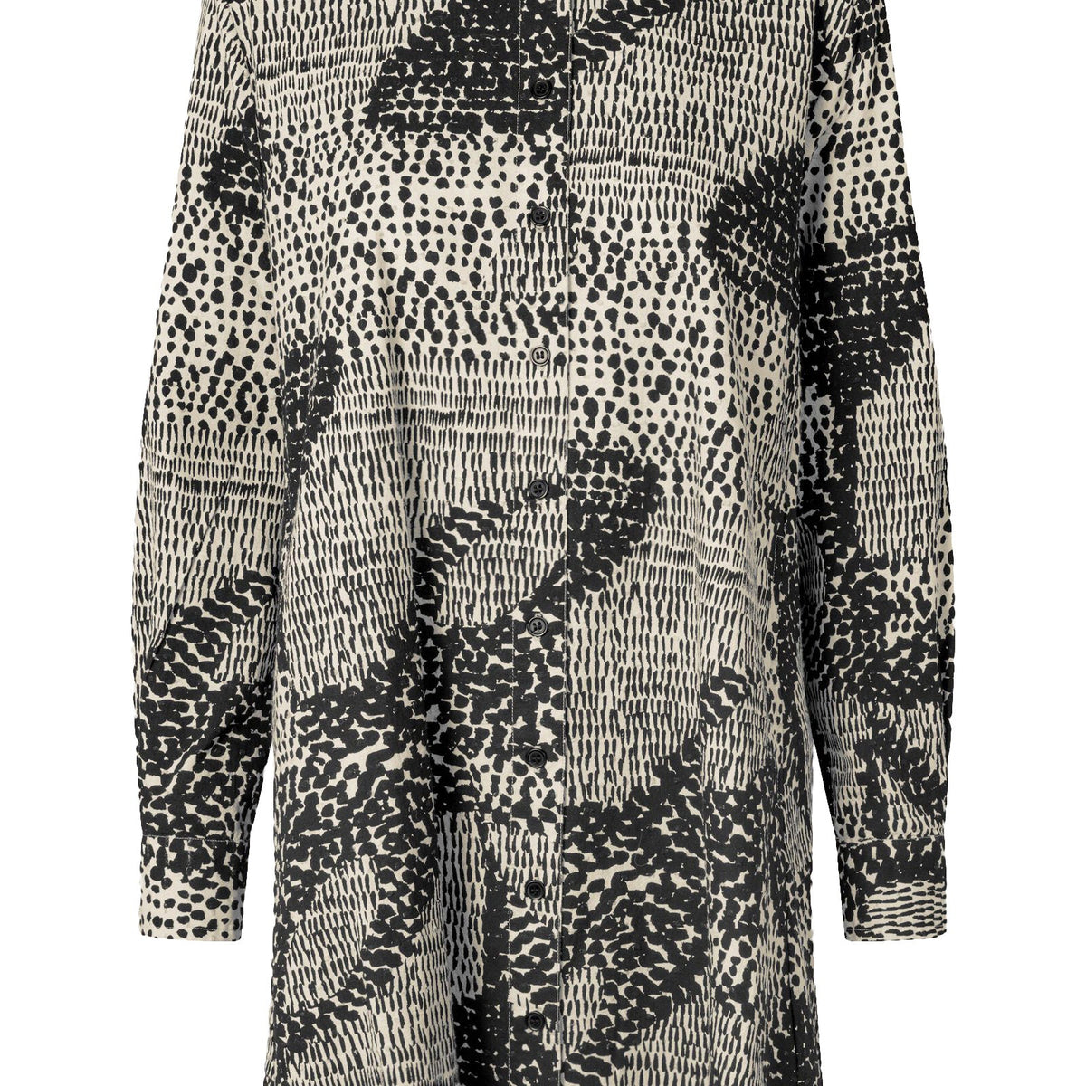 Masai Ingebeth Printed Cotton Shirt - Black – Potters of Buxton