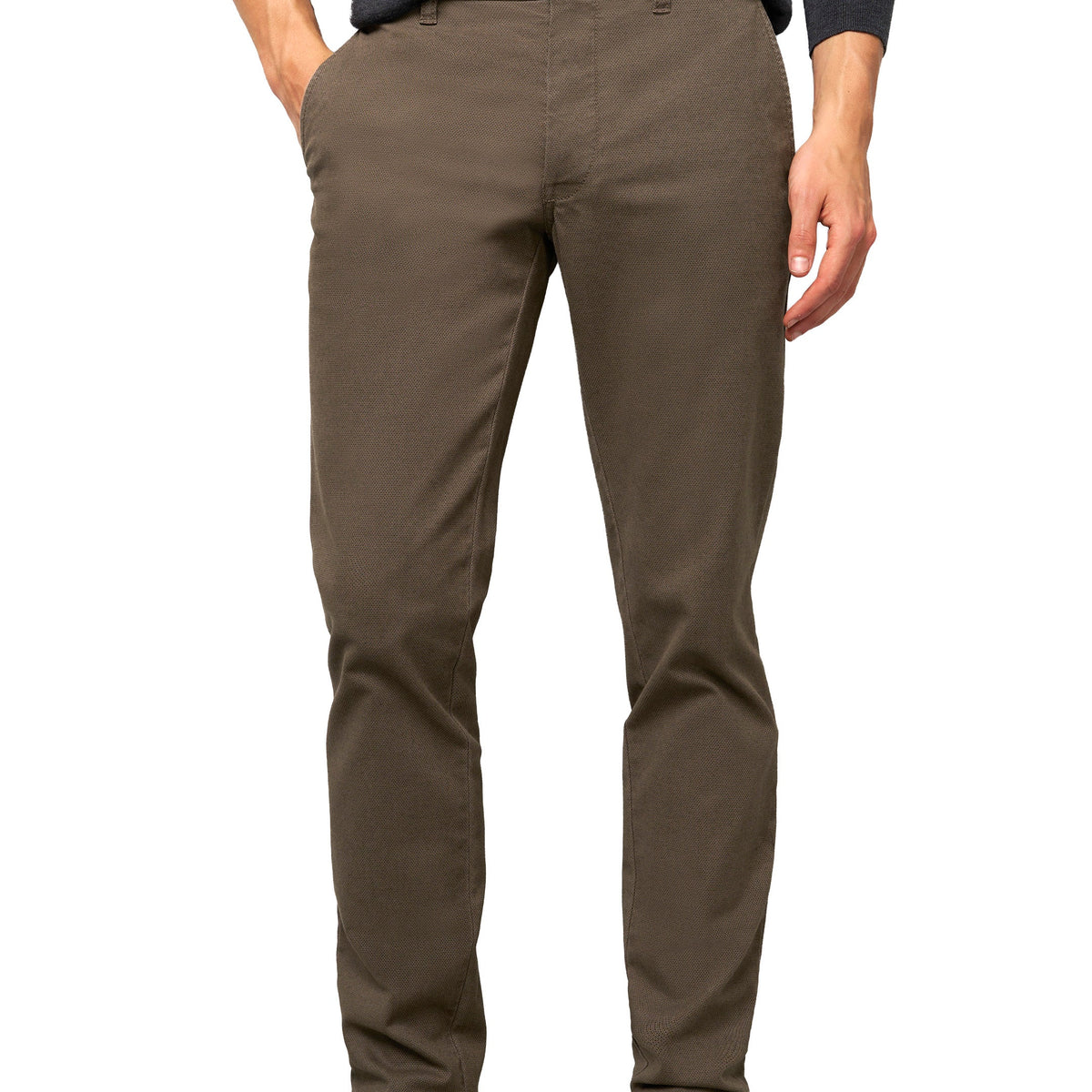 Meyer M5 Chino Stretch Micro Structure Trousers - Stone – Potters of Buxton