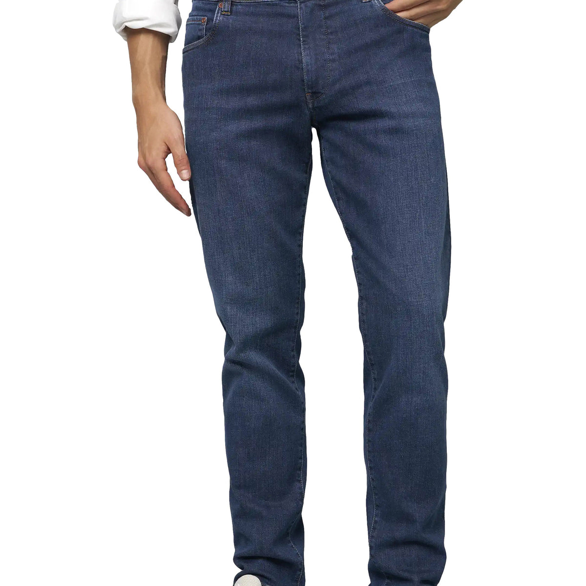Meyer M5 Five Stretch Denim Jeans - Blue Stone – Potters of Buxton