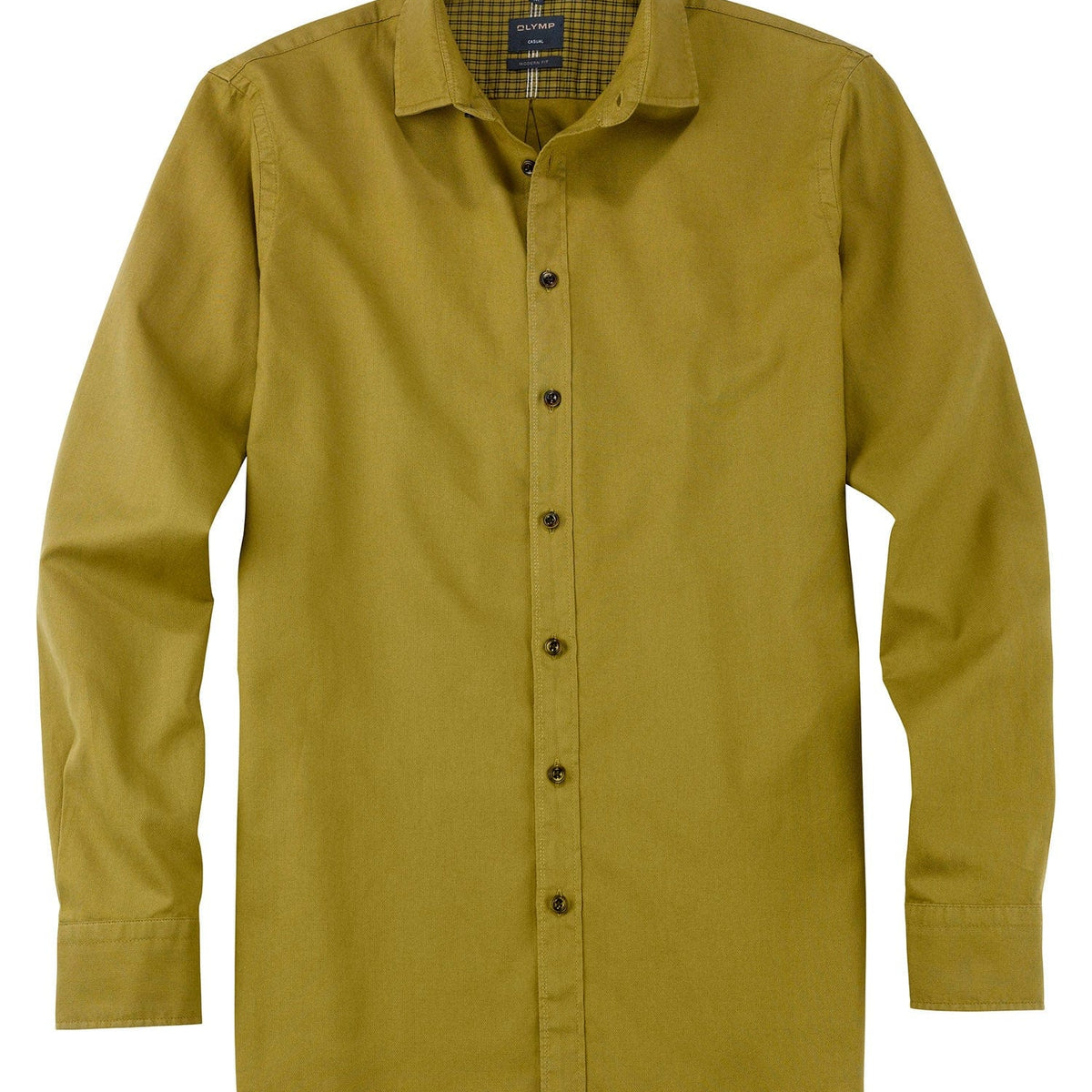 Olymp Casual Modern Fit Plain Shirt - Deep Gold – Potters of Buxton
