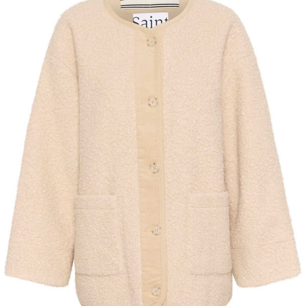 Saint Tropez Inley Boucle Style Jacket - Feather Gray – Potters of Buxton