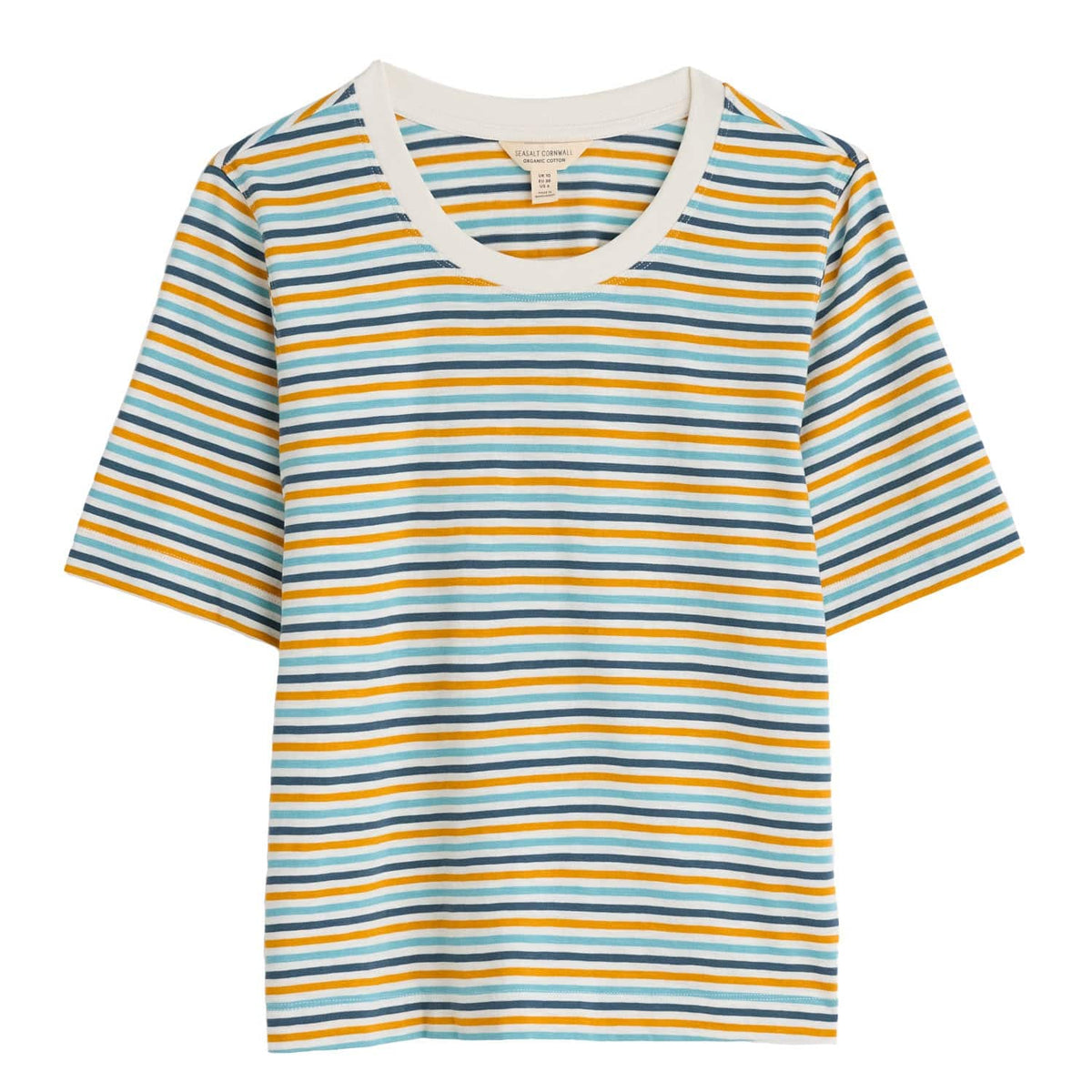 Seasalt Copseland Striped T-Shirt - Pellitras Turmeric – Potters of Buxton