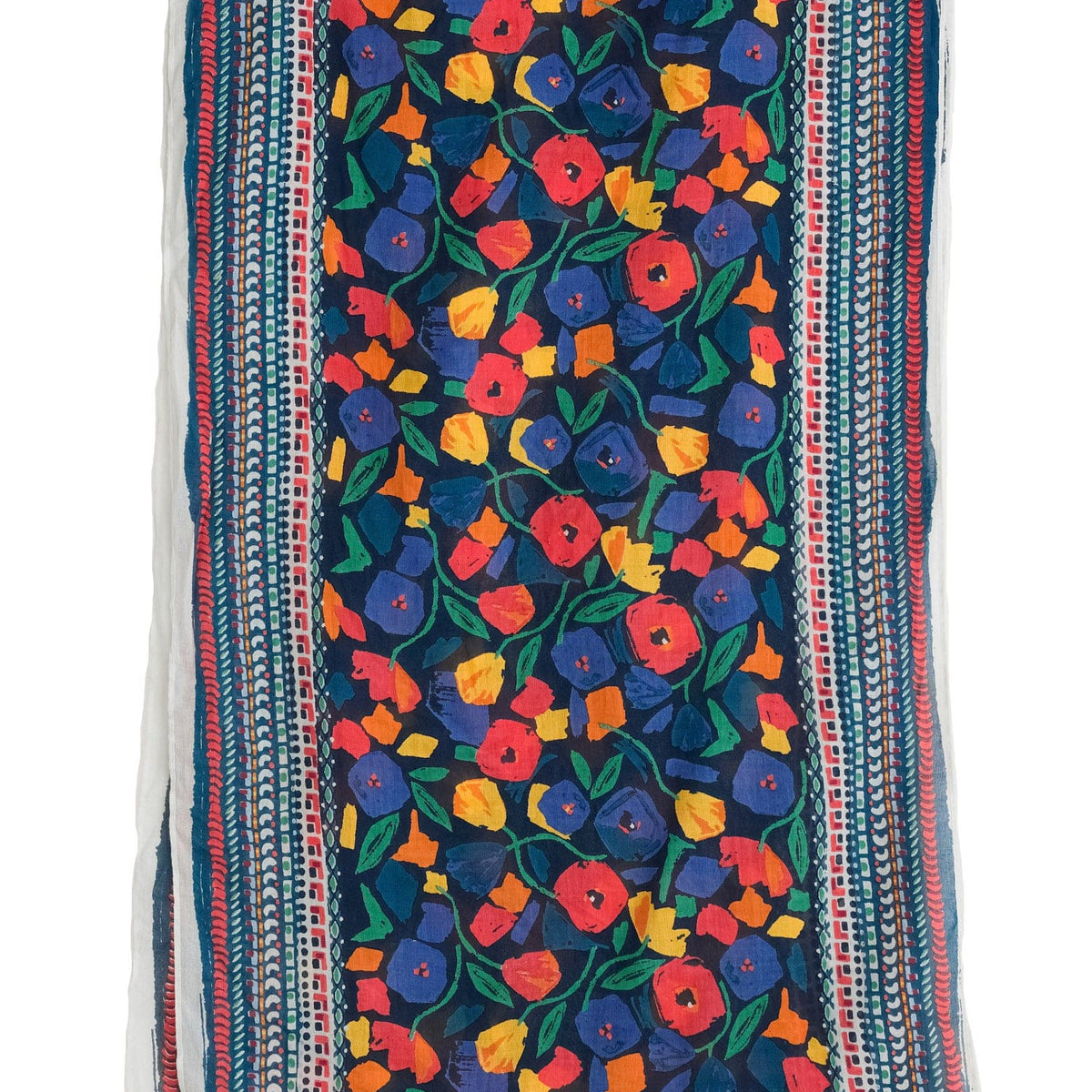 Seasalt May Garland Scarf - Zennor Blooms Border Mix – Potters of Buxton