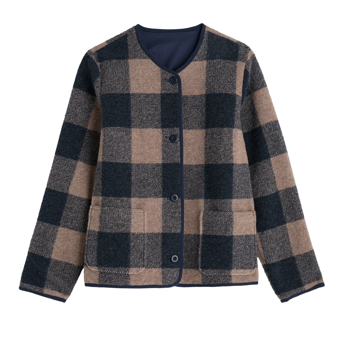 Seasalt Merywen Checked Jacket - Revow Maritime – Potters of Buxton