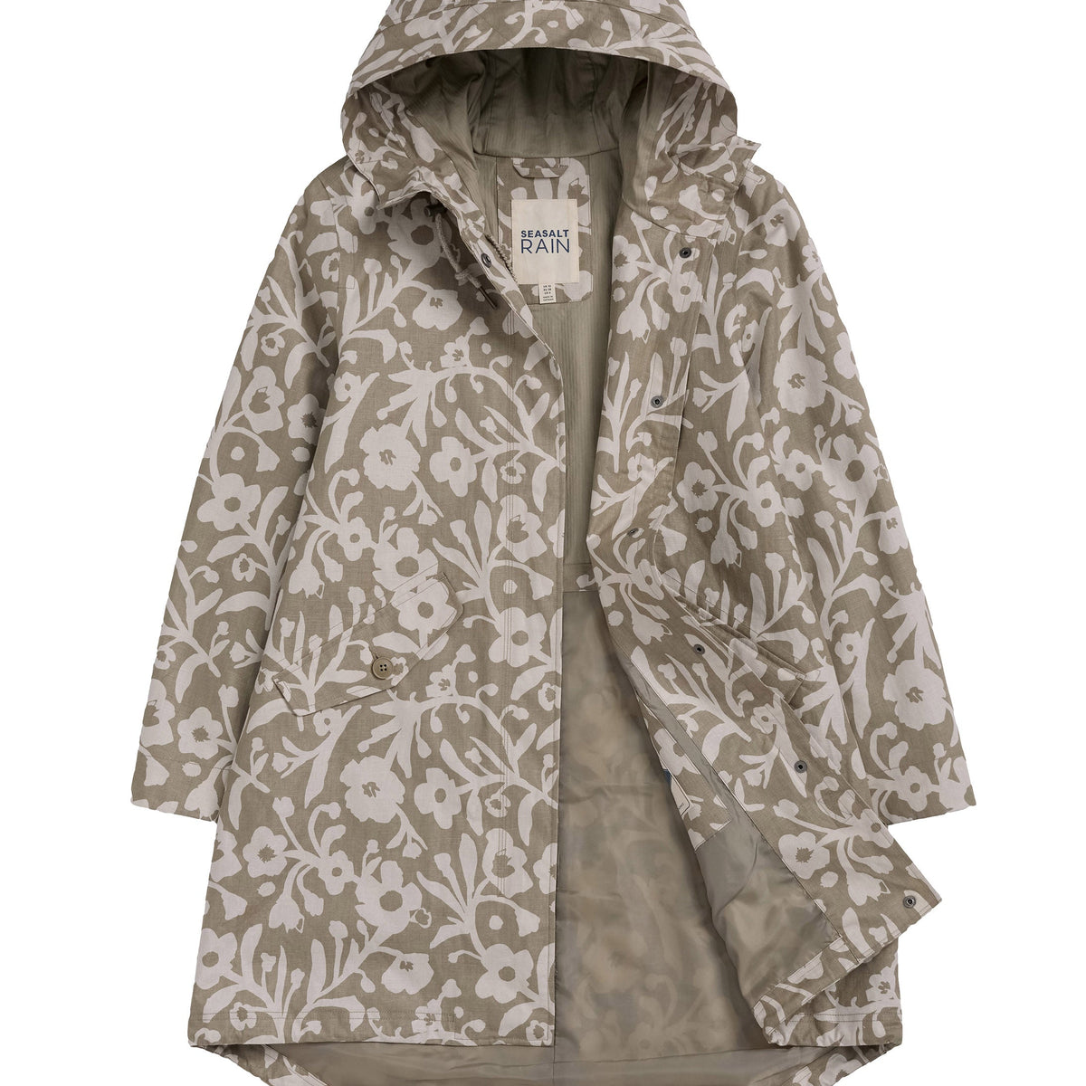 Seasalt Seafaring Waterproof Coat - Blotted Anemone Seed – Potters of ...