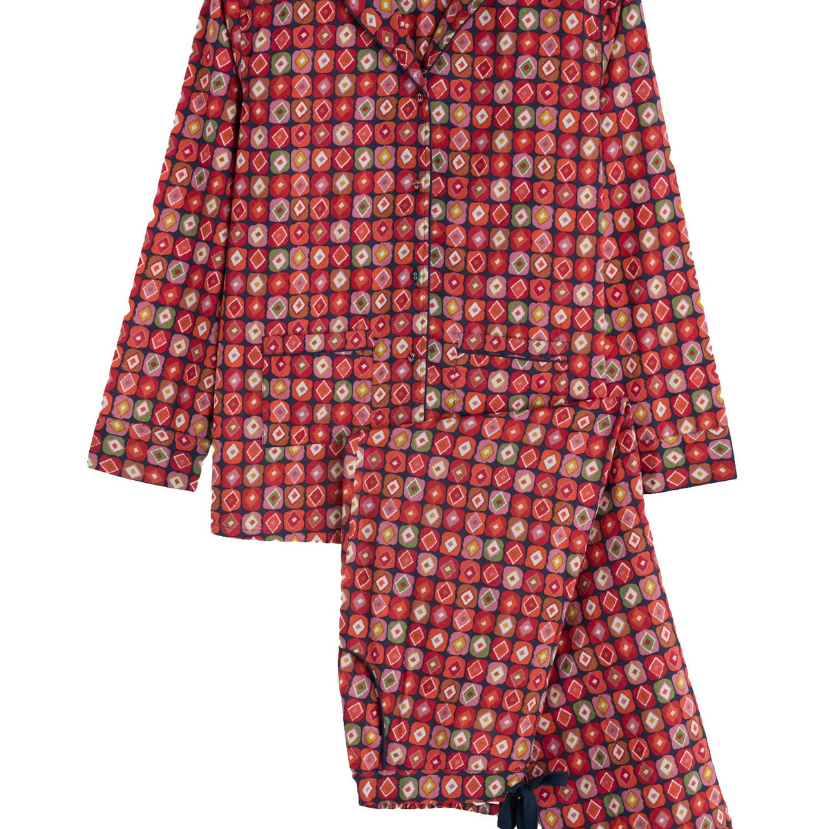 Seasalt View Point Pyjamas - Printed Diamonds Mix – Potters of Buxton