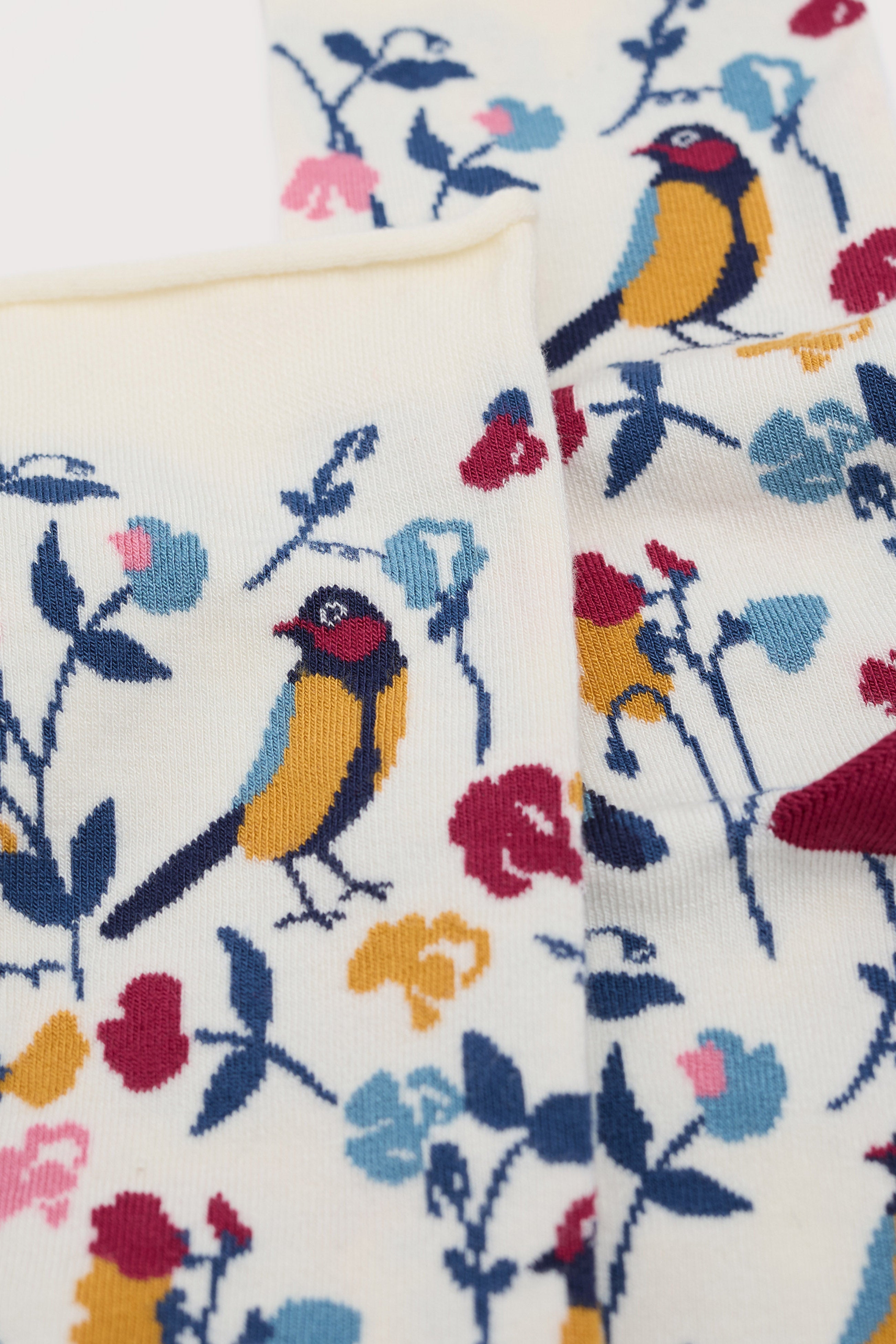 Seasalt Women's Bamboo Arty Socks - Sweet Pea Bird Chalk – Potters of ...