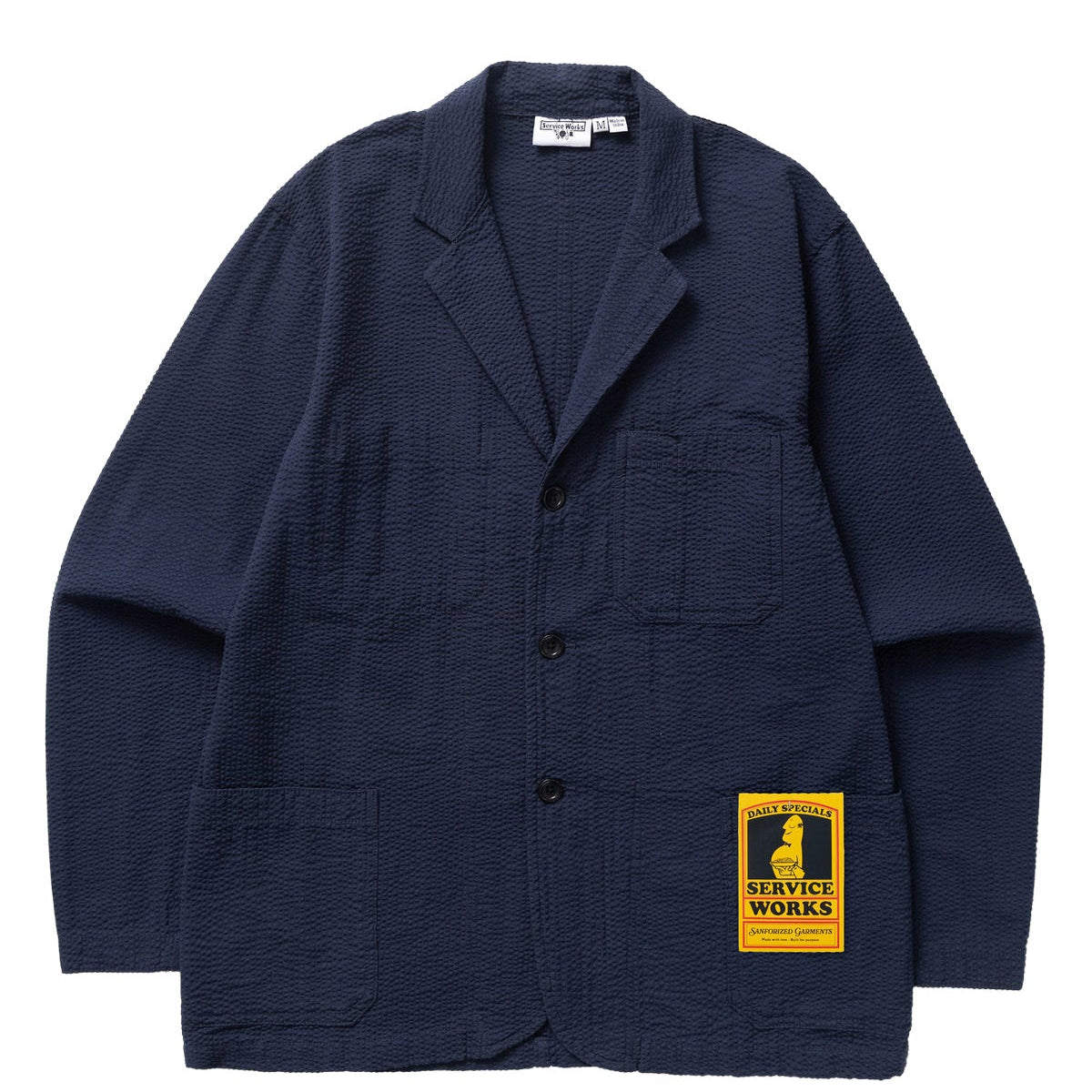 Service Works Seersucker Server Suit Jacket - Dark Navy – Potters of Buxton