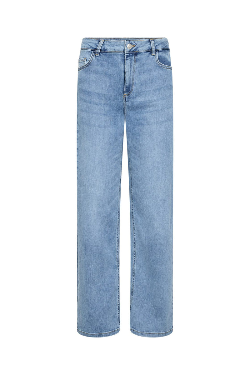 Soya Concept Kimberly 34-B Straight Leg Jeans - Light Blue Denim ...