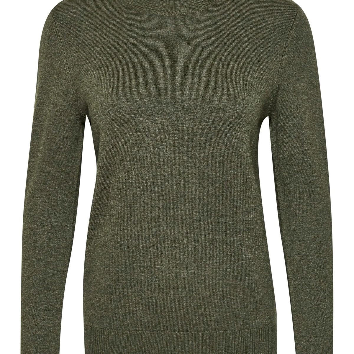 Soya Concept Mila Roll Neck Jumper - Army Green Melange – Potters of Buxton