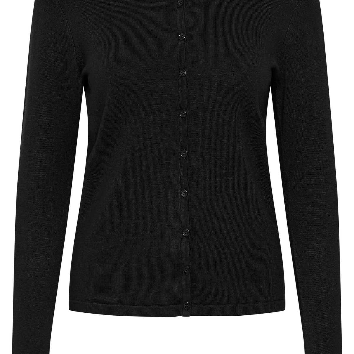 Soya Concept Mila Round Neck Button Through Cardigan - Black – Potters ...