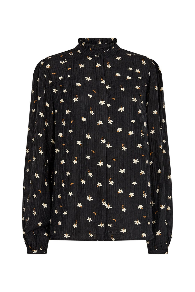 Soya Concept Tama Floral Print Blouse - Black Combi – Potters of Buxton