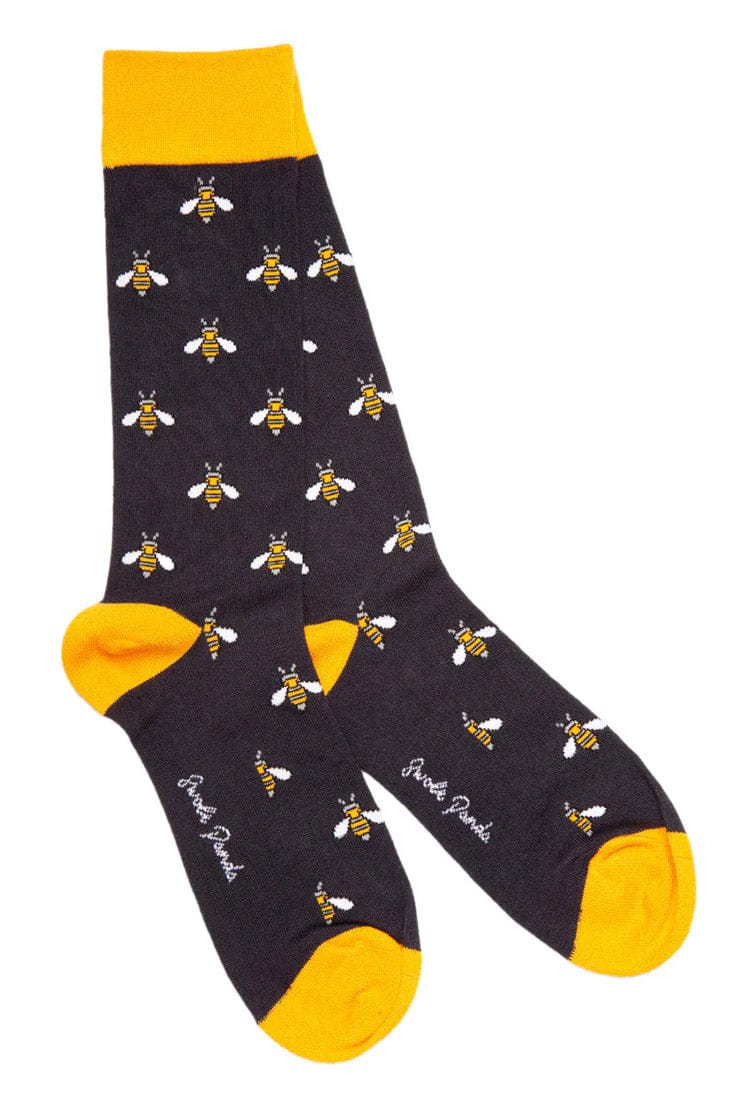 Swole Panda Bumblebee Bamboo Socks - Navy – Potters of Buxton