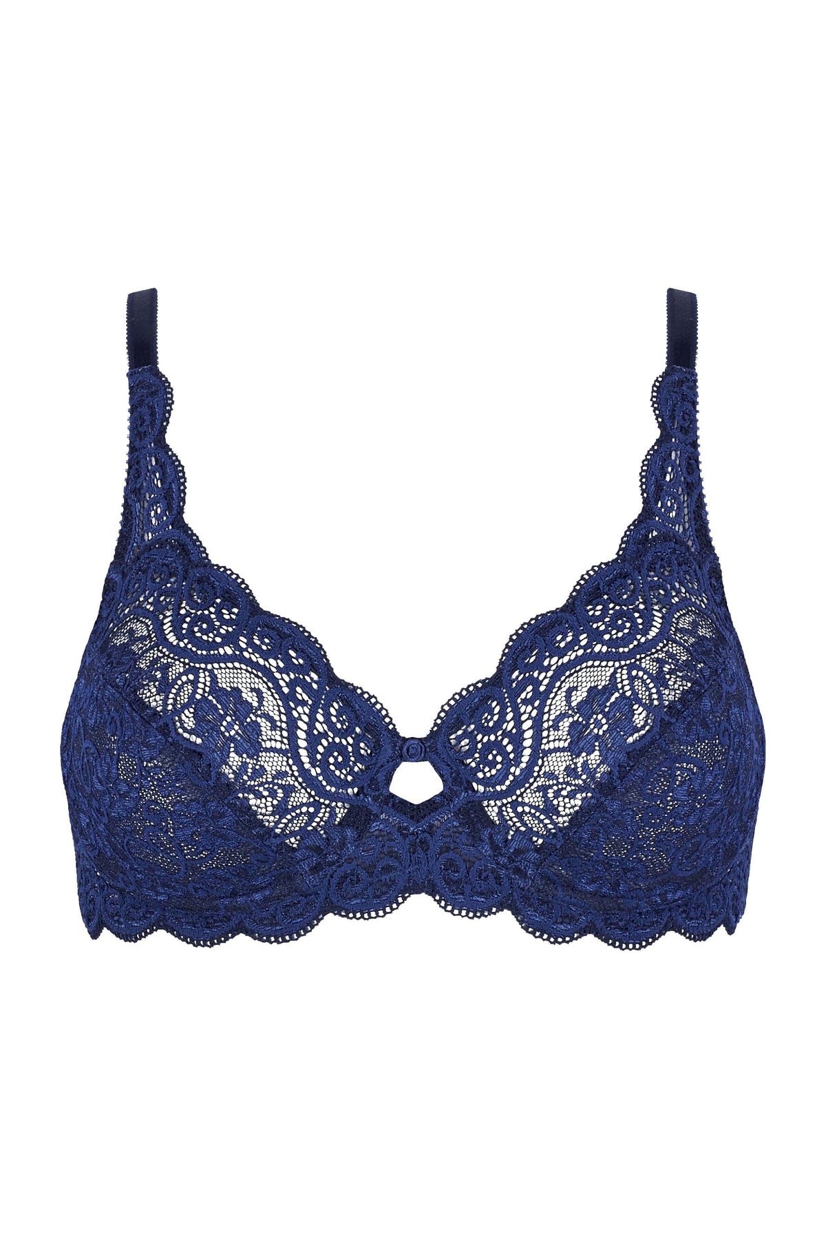Triumph Amourette 300W Wired Lace Bra - Deep Water – Potters of Buxton